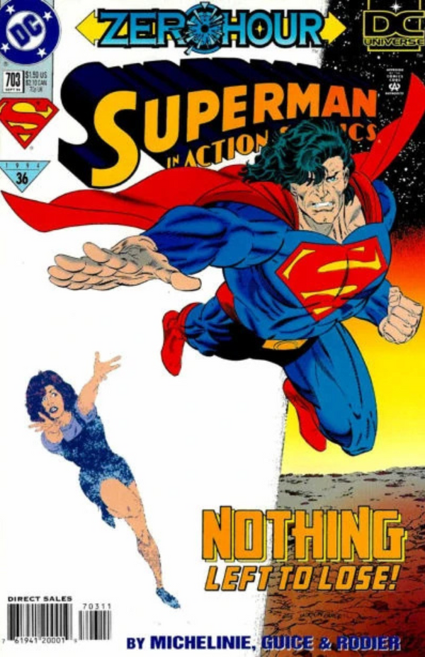 Superman in Action Comics #703 - Zero Hour (1994) – Elita Records